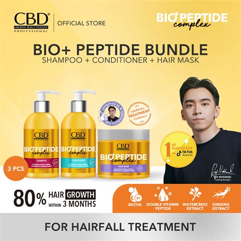 Jual Cbd Biopeptide Complex Shampoo Conditioner Hair Mask Shopee
