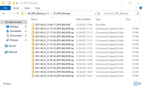 Ad Gpo Backup Release V11 Backup Group Policy Objects Gpo Linked To Oranizational Units Ou