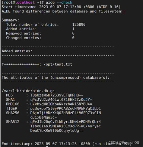 在 keyarchos 上安装 aide：一个强大的文件完整性检查工具 github ai csdn博客