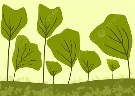 나무가 있는 푸른 숲 숲 초록 나무 배경 일러스트 및 사진 무료 다운로드 Pngtree