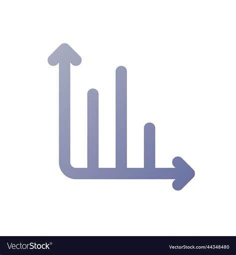 Infochart Pixel Perfect Flat Gradient Color Ui Vector Image