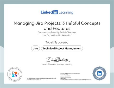 Srishti Chaubey On Linkedin Certificate Of Completion