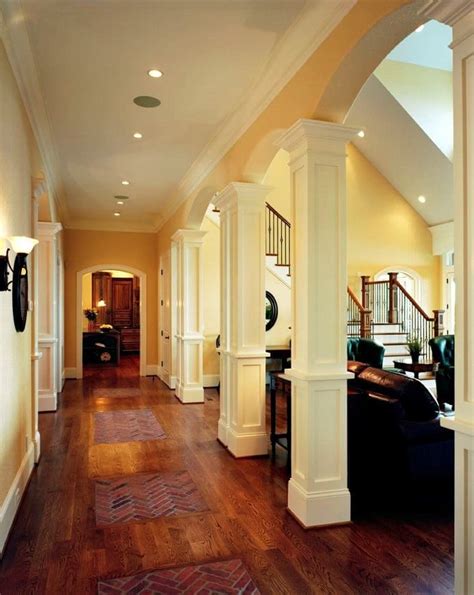 How To Beautify A Load Bearing Column In The Center Of Floor Happho