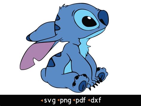 Stitch Svg Png Pdf Dxf Etsy