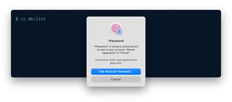 Use 1password To Authenticate The Treasure Data Cli With Biometrics