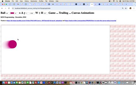 ball game canvas animation primer tutorial robert james metcalfe blog