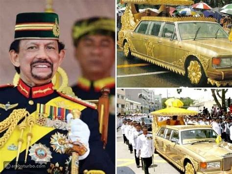 سيارات سلطان بروناي رولز رويس من الذهب و380 سيارة بنتلي