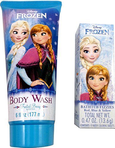 Disney Frozen Bath Bundle 6 Fl Oz Frosted Berry Scented Body Wash And