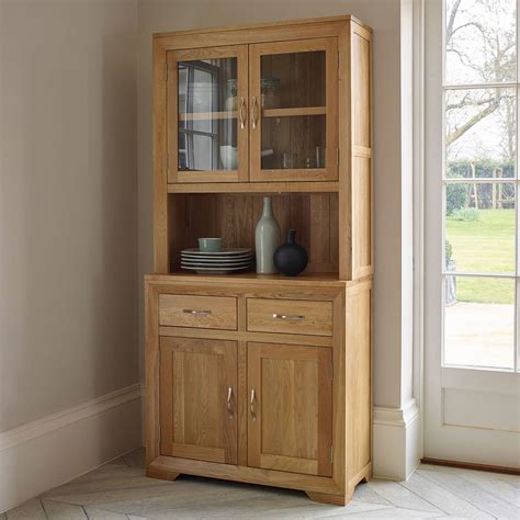 Chamfer Oak Sideboard With Hutch Dresser Oak Furniture Store New Zealand