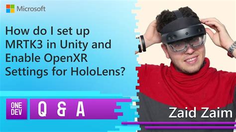 How Do I Set Up Mrtk3 In Unity And Enable Openxr Settings For Hololens