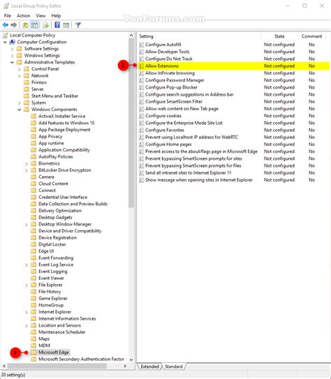 Enable Or Disable Extensions In Microsoft Edge Tutorials