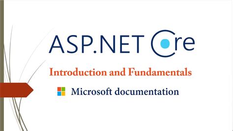 Asp Net Core Course Introduction Microsoft Documentation Arabic YouTube