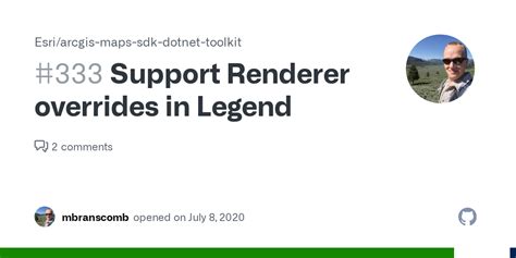 Support Renderer Overrides In Legend Issue Esri Arcgis Maps Sdk Dotnet Toolkit GitHub
