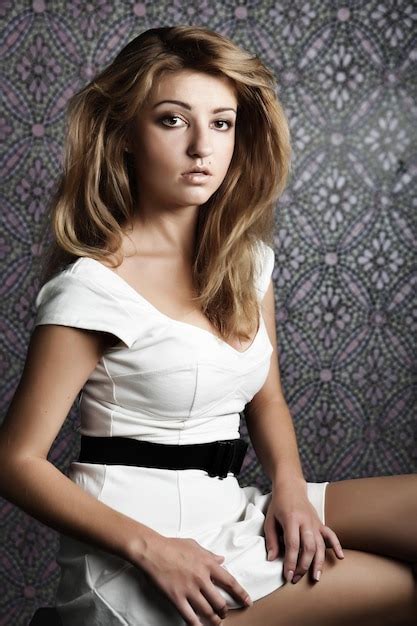 Premium Photo Sexy Beautiful Woman In Dress