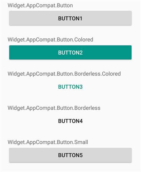 Android Button Styles Android Tools