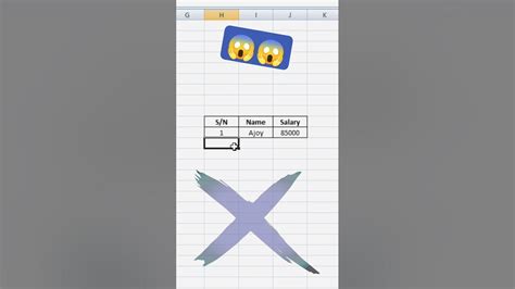 1 Click Auto Set Border In Excel 🔥 Shorts Ytshorts Exceltips Excel