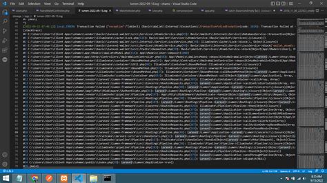 Transaction Failed 500 Internal Server Error On Deposit Withdraw
