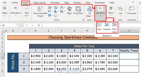 How To Use Sparklines In Excel Create And Customize Exceldemy