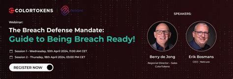 Microsegmentation Cybersecurity Netcure Colortokens Zerotrust… Kylian Den Dulk