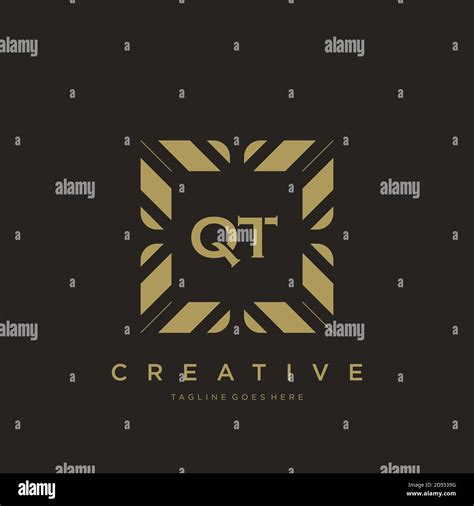 QT Initial Letter Luxury Ornament Monogram Logo Template Vector Stock Vector Image Art Alamy