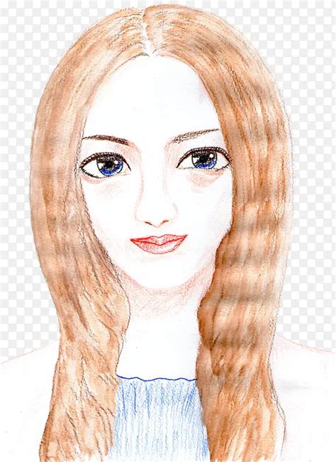 手绘大眼美女卷发模特png图片素材下载图片编号ynvepdlp 免抠素材网