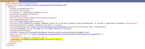 Wisej Web Ext Columnfilter Version Conflict Warning Issue Iceteagroup Wisej Extensions