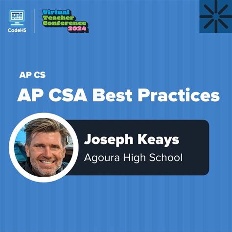 Codehs On Linkedin The Ap Csa Exam Is In Just A Few Weeks And Joe Keays From Agoura High