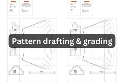 Pattern Drafting And Grading PDF Home Sewing Ready Patterns Etsy