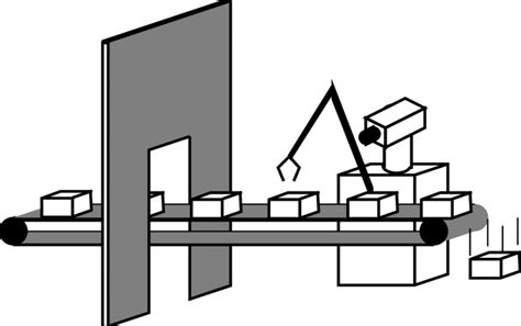1 A Robot And A Conveyor Belt Download Scientific Diagram