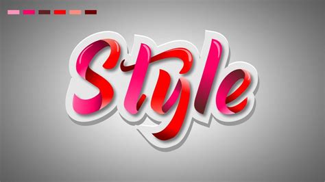 Ribbon Text Effect Made In Corel Draw Design Guruji