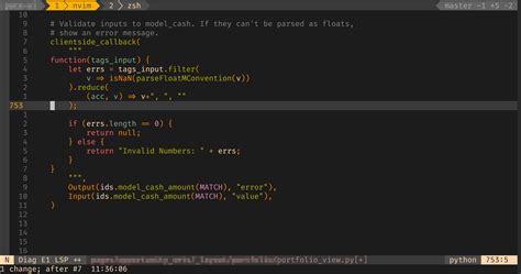 syntax highlighting in clientside callbacks using treesitter dash