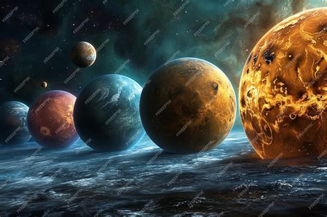 Premium Photo Realistic Planets Of The Solar System