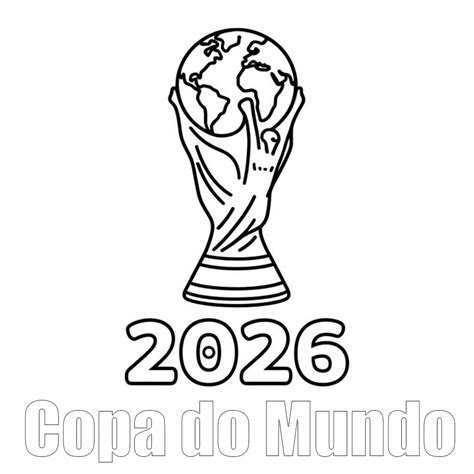 Desenhos De Copa Do Mundo 2026 Para Colorir Imprimir E Pintar