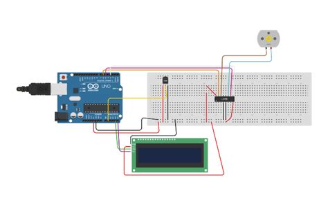 circuit design temperature controlled motor fan tinkercad