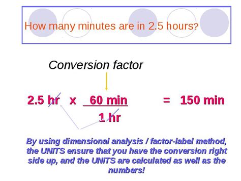 Factor Label Method Worksheet