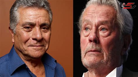 یک عکس ناب از جوانی بهروز وثوقی و آلن دلون 2 جذاب دوس داشتنی را