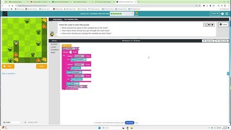 express lesson 26 variables with the bee youtube