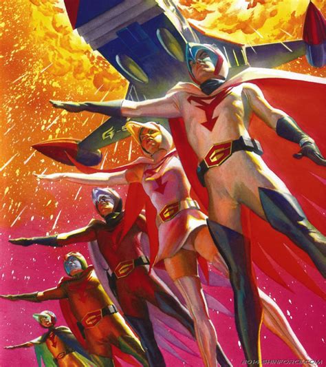 Gatchaman Series Artwork Battle Of The Planets G Force Sega
