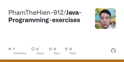 GitHub PhamTheHien Java Programming Exercises
