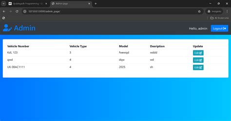 Best Vehicle Management System Using Python Django