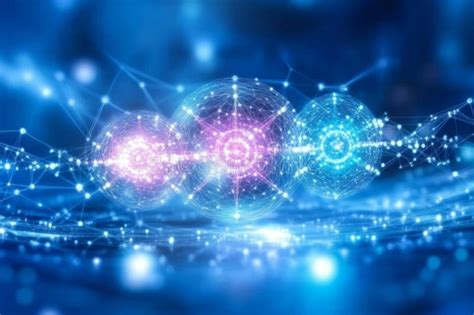 Glowing Particles And Dynamic Connections Bring Molecular Structures To