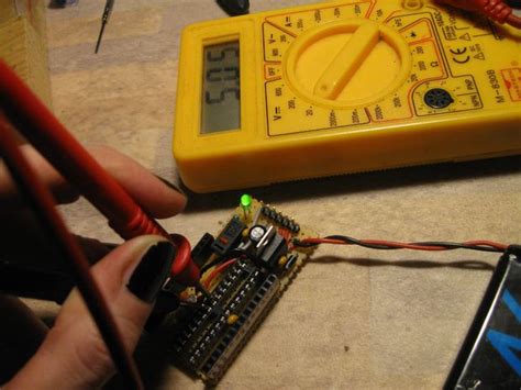 Factor De Forma Pequeño Arduino Diy Sobre Placa Perforada Paso 7 Prueba