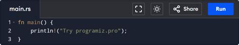 Learn Rust