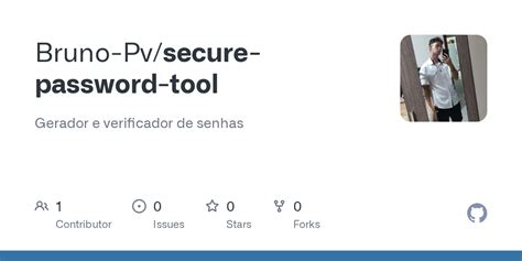 Github Bruno Pvsecure Password Tool Gerador E Verificador De Senhas