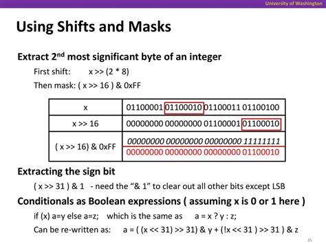 1 the hardware software interface cse351 spring 2011 module 3 integers