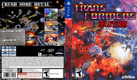 Custom Game Case For Transformers Devastation Rcustomgamecovers