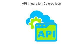 API Integration Colored Icon In Powerpoint Pptx Png And Editable Eps Format PPT Slide