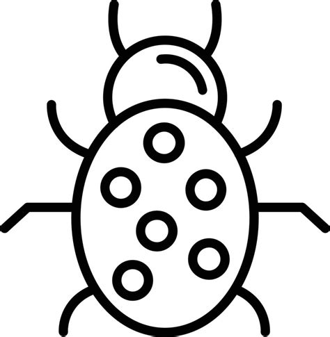 Bug Line Icon 10593284 Vector Art At Vecteezy