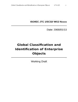 ISO IEC JTC 1 SC32 WG2 Nxxxx Doc Template PdfFiller