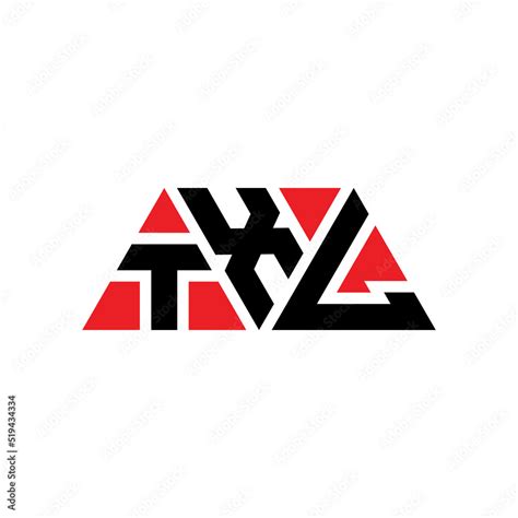 TXL Triangle Letter Logo Design With Triangle Shape TXL Triangle Logo Design Monogram TXL